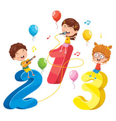 Numbers boardgame Royalty Free Vector Image - VectorStock