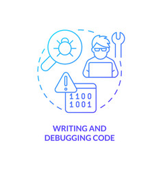 Machine learning algorithms concept icon Vector Image