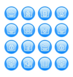 Flight status icon set Royalty Free Vector Image