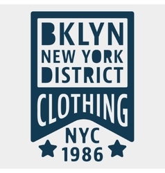 Brooklyn vintage stamp Royalty Free Vector Image
