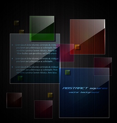 Ornamental background with square crosswise frame Vector Image