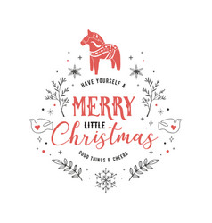 One month baby lettering in scandinavian Vector Image