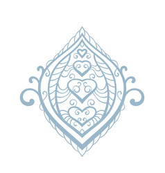 Islamic heart Royalty Free Vector Image - VectorStock