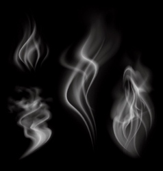 New smoke realistic icon Royalty Free Vector Image