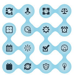 Set simple administration Royalty Free Vector Image