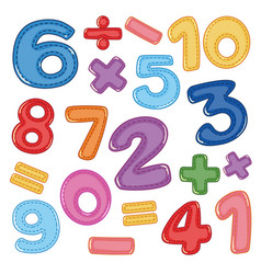 Number Royalty Free Vector Image - VectorStock