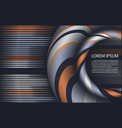Abstract colorful string lines background Vector Image