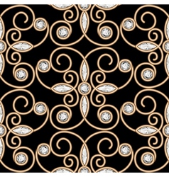 Diamond seamless pattern Royalty Free Vector Image