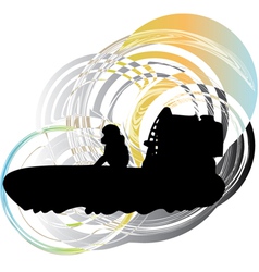 Airboat Royalty Free Vector Image - VectorStock