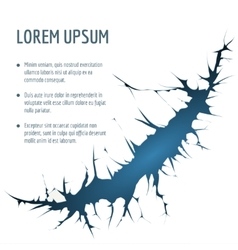 Comic style hole background Royalty Free Vector Image