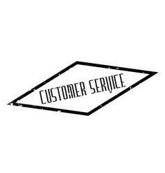Customer service rubber stamp Royalty Free Vector Image