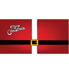 Santa claus christmas suit Royalty Free Vector Image