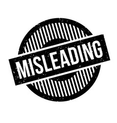 Misleading rubber stamp Royalty Free Vector Image