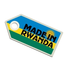 Made in rwanda Royalty Free Vector Image - VectorStock
