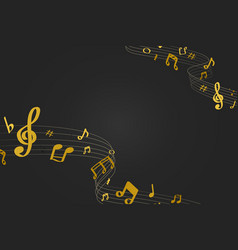 Sound wave music player interface audio player Vector Image