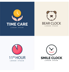 Pack learning logos Royalty Free Vector Image - VectorStock