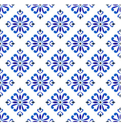 Floral tile pattern Royalty Free Vector Image - VectorStock