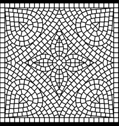 Ancient mosaic ceramic tile pattern Royalty Free Vector