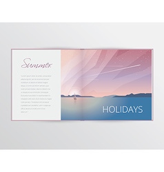 Colorful document template design Royalty Free Vector Image