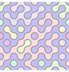 Round cable labyrinth pattern Royalty Free Vector Image