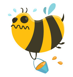 Bee cartoon Royalty Free Vector Image - VectorStock