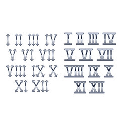 Roman numerals Royalty Free Vector Image - VectorStock