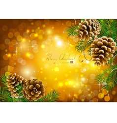 Bright christmas background Royalty Free Vector Image