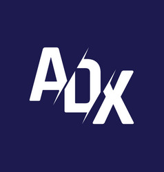 Monogram letters initial logo design azr Vector Image