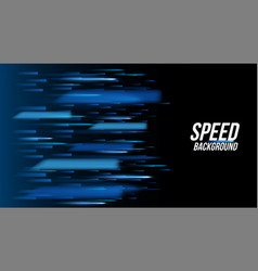 Blue speed motion lines background Royalty Free Vector Image