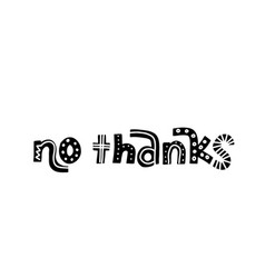 Thank you - russian hand drawn lettering trendy Vector Image