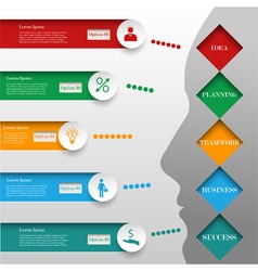 Brainstorming infographic 10 option template Vector Image