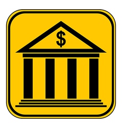 Bank button Royalty Free Vector Image - VectorStock
