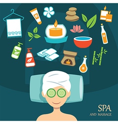 Spa therapy Royalty Free Vector Image - VectorStock
