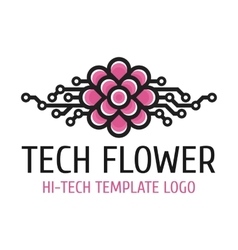 Digital tech - business logo template Royalty Free Vector