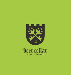 Beer logo Royalty Free Vector Image - VectorStock