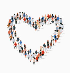 People heart puzzle Royalty Free Vector Image - VectorStock