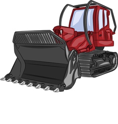 Mini bulldozer Royalty Free Vector Image - VectorStock