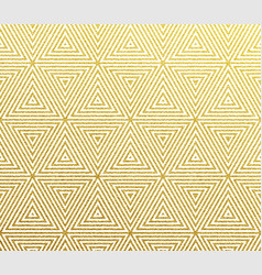 Abstract pattern golden geometric ornament gold Vector Image