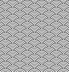 China style seamless pattern seashell Royalty Free Vector