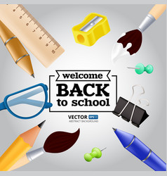 Pencils back to school Royalty Free Vector Image