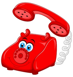 Red telephone Royalty Free Vector Image - VectorStock