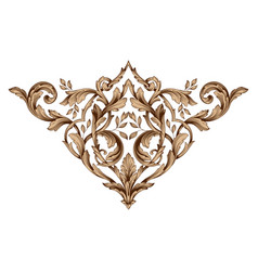 Classical baroque vintage element Royalty Free Vector Image
