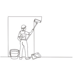 Single continuous line drawing florence city Vector Image