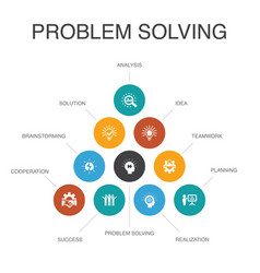 Infographic template with communication icons Vector Image