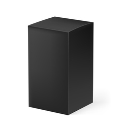 Black box Royalty Free Vector Image - VectorStock