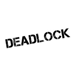 Deadlock rubber stamp Royalty Free Vector Image