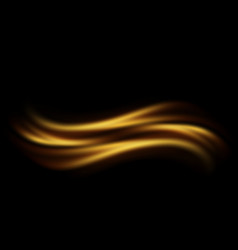Abstract shiny golden wave color luxury Royalty Free Vector