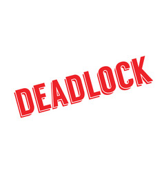 Deadlock rubber stamp Royalty Free Vector Image