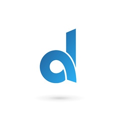 Letter d logo icon design template elements Vector Image