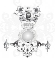Crest pattern Royalty Free Vector Image - VectorStock